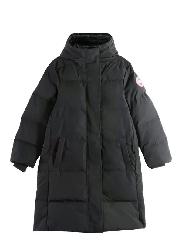 Canada Goose Louise Quilted Hooded Coat - Black