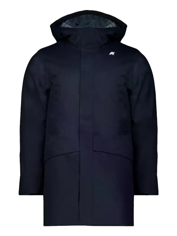 K-WAY Jarno Twill Marmotta Parka - Blue