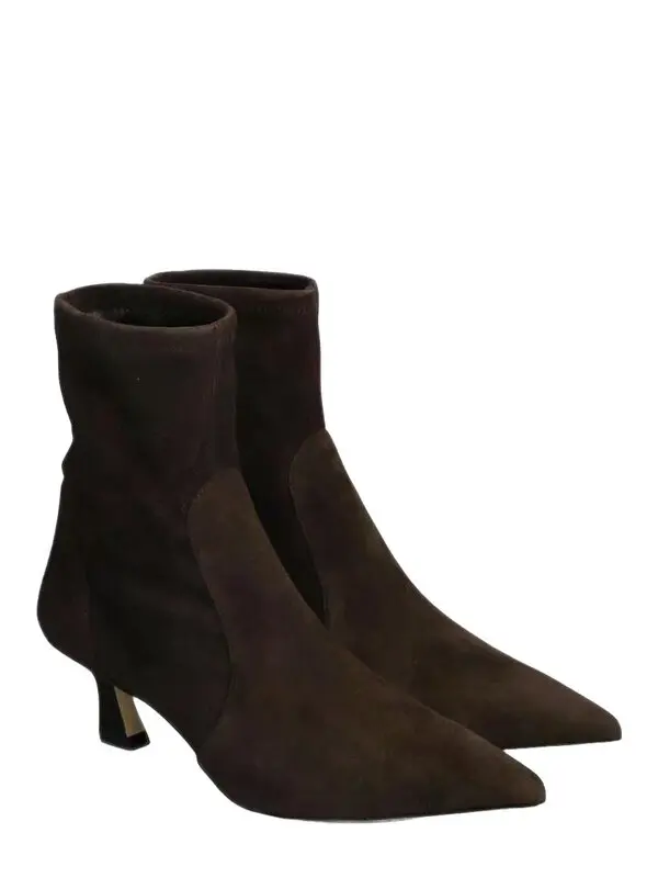 STUART WEITZMAN Pointed-toe Ankle Boots - Brown
