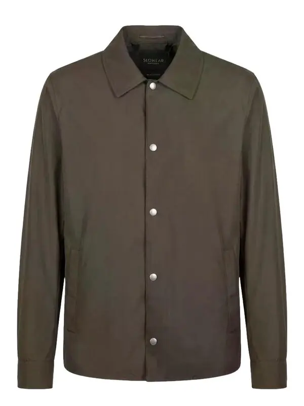 SLOWEAR Snap-fastening Jacket - Brown