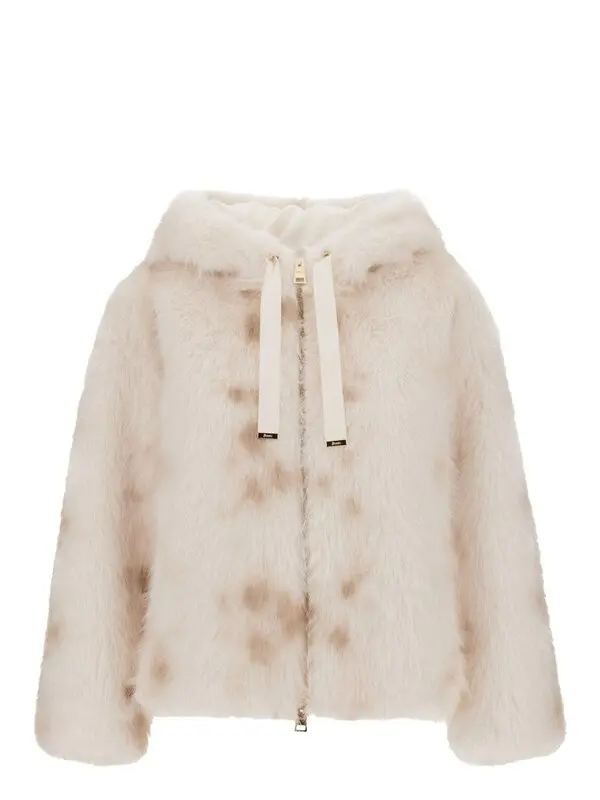 Herno Giacca In Tocco Pelliccia Effetto Lince - Multicolor