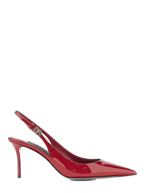 Dolce & Gabbana Slingback In Vernice - Red