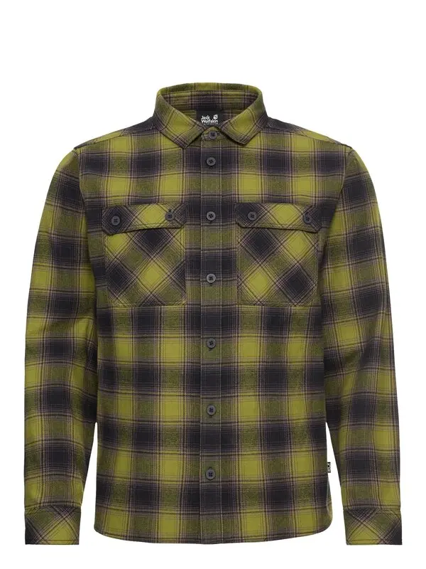 JACK WOLFSKIN Baja Flannel Shirt - Blue
