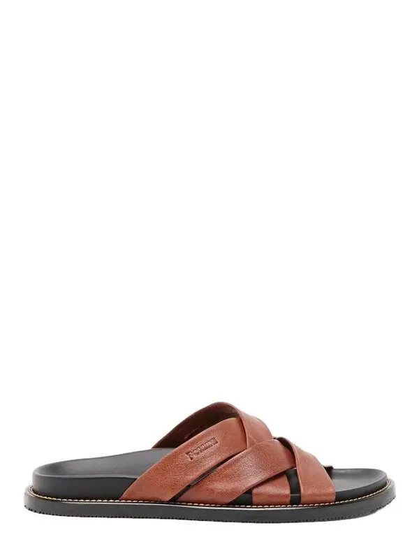 POLLINI Leather Mules - Hide