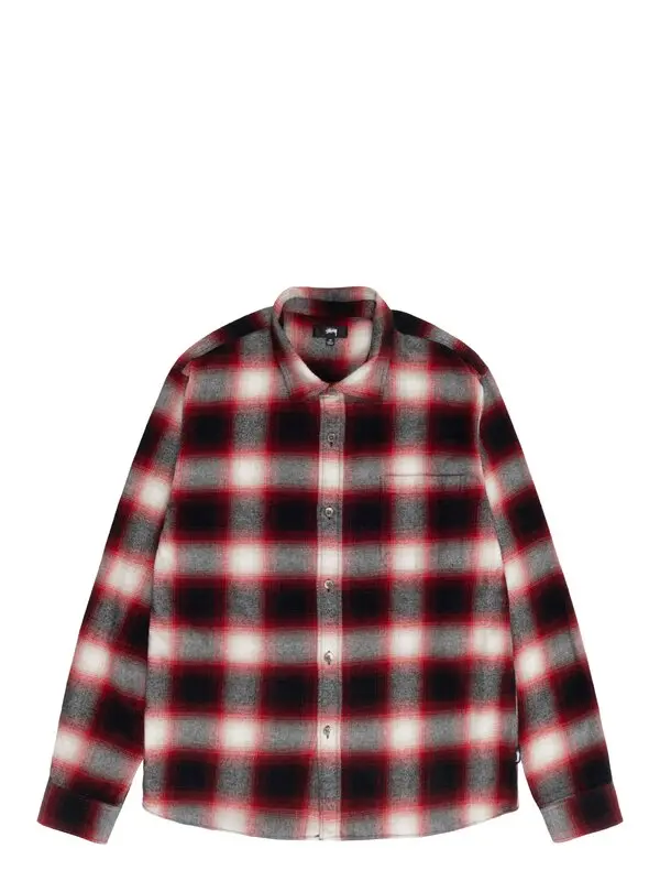 StÜssy Bay Plaid Shirt 'red - Multicolor