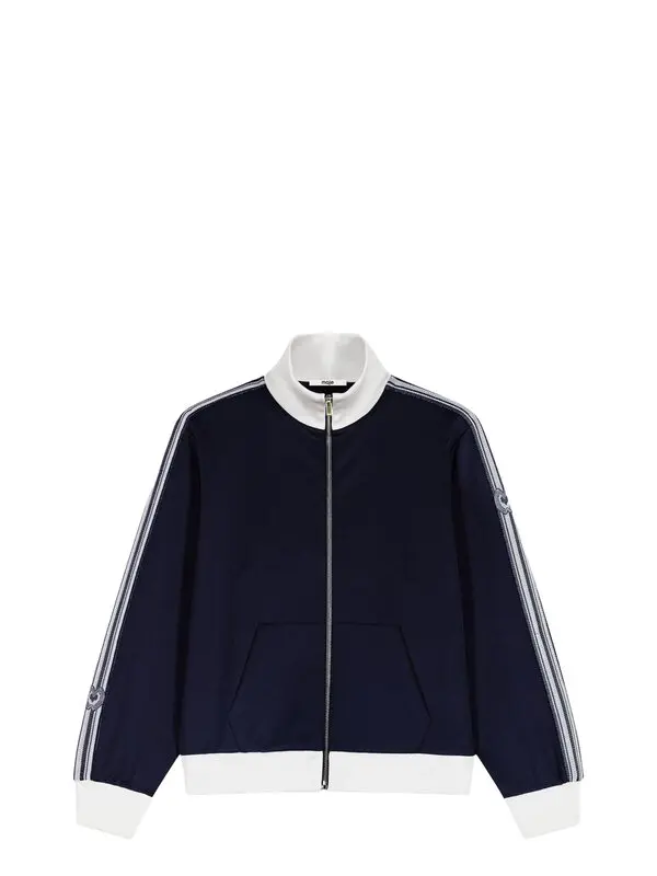 Maje Zip-up Sweatshirt - Blue