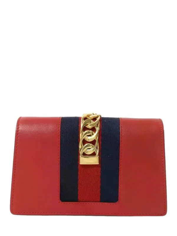 Gucci Sylvie Chain-link Mini Bag - Red