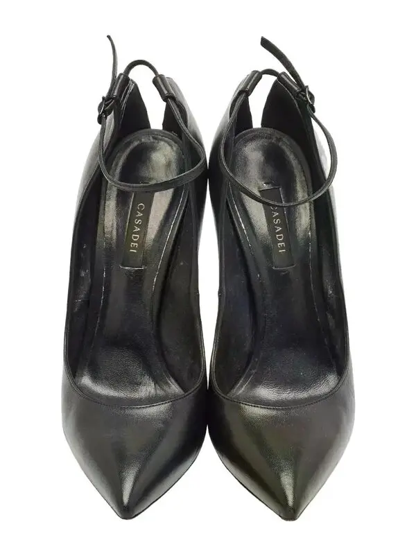 Casadei Pointed-toe Ankle-strap Pumps - Black