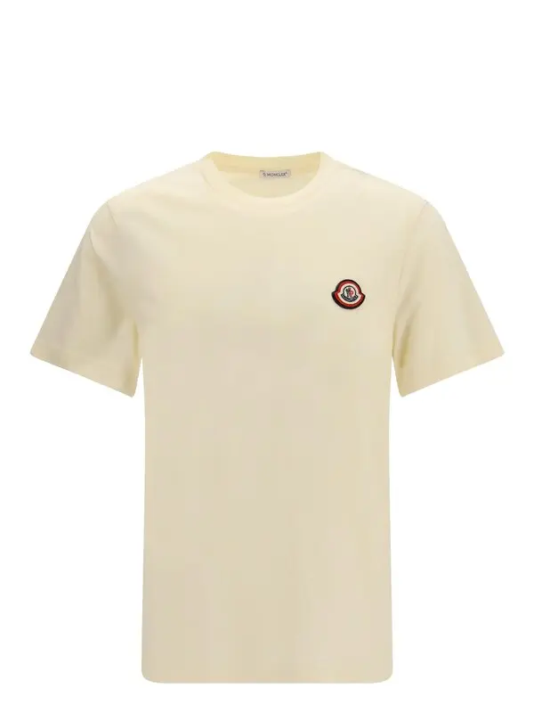 Moncler Cotton Jersey T-shirt With Logo - Multicolor