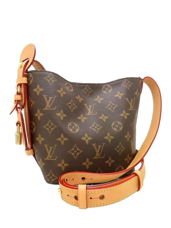 LOUIS VUITTON 2021-2025 Monogram All In Bb Satchel - Brown