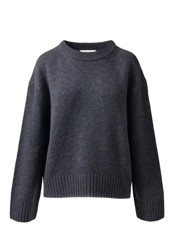WAKAKUU Sweater Cashmere Wool R-neck - Grey