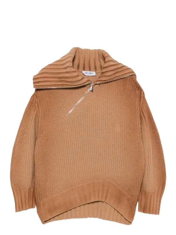 Attico Sweater Virgin Wool-cashmere - Camel