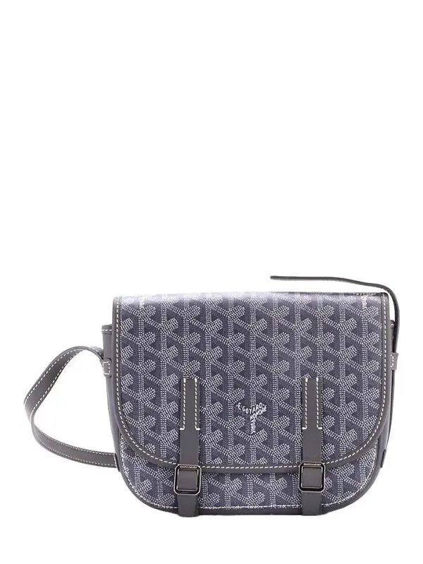 Goyard Pm Belvedere Messenger Bag Coated Canvas - Gray