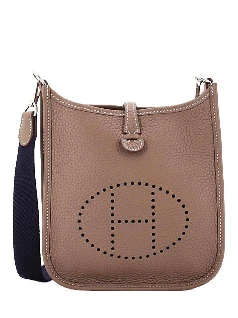 Hermès Tpm Evelyne Bag Gen Iii Clemence - Gray