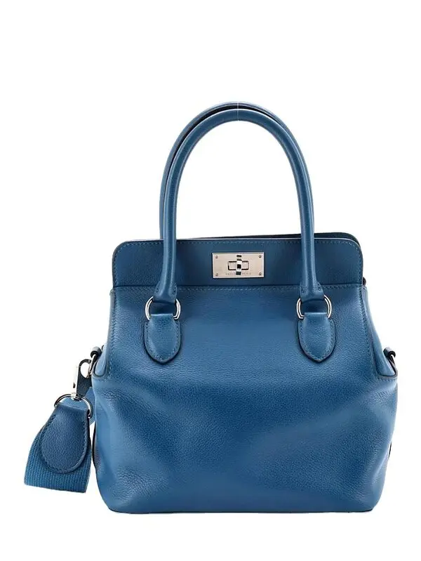Hermès 20 Toolbox Bag Evercolor - Blue