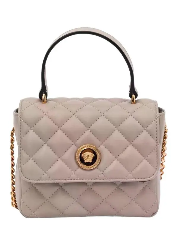 Versace Quilted Medusa Tote Bag - Neutrals