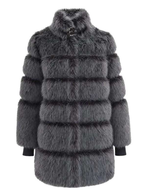 Patrizia Pepe Long-sleeved Coat - Black