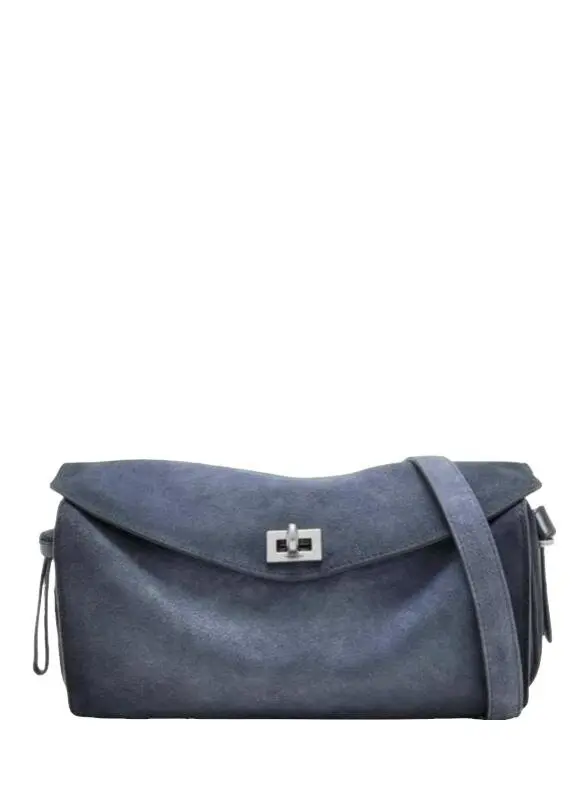 Balenciaga Le 7 Medium Shoulder Bag - Gray