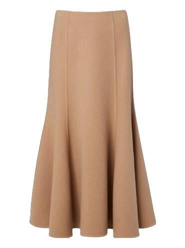 Gabriela Hearst Patterson Cashmere Midi Skirt - No