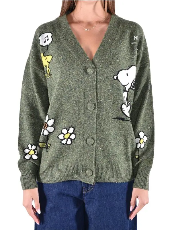 MC2 SAINT BARTH Peanuts Intarsia Cardigan - No