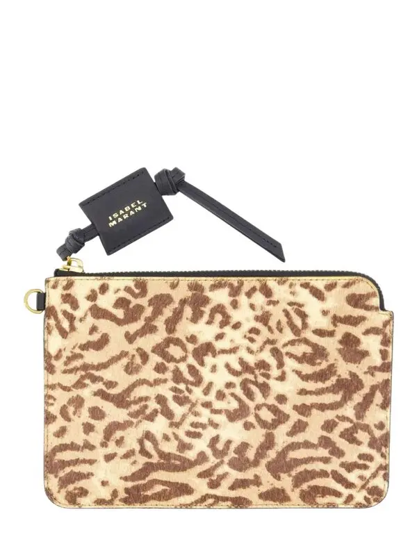 Isabel Marant Étoile Oskan Zip Pouch Bag - Brown