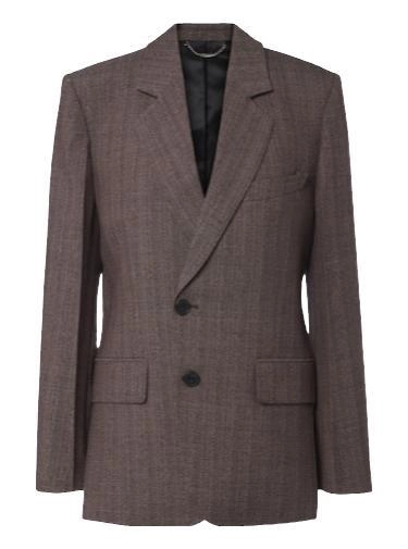 Victoria Beckham Striped Single-breasted Blazer - No