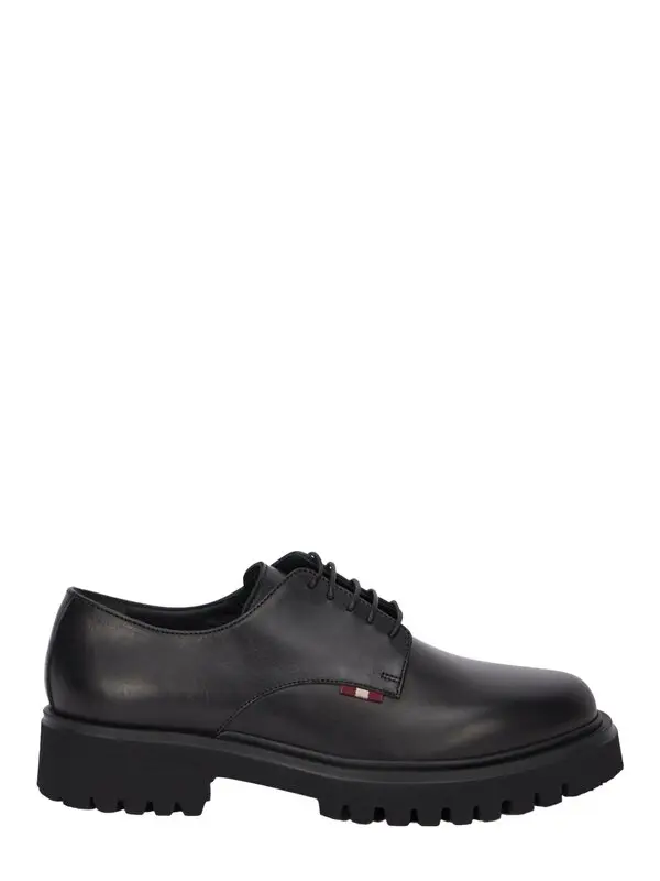 Bally Lace-up Leather Shoes - Black