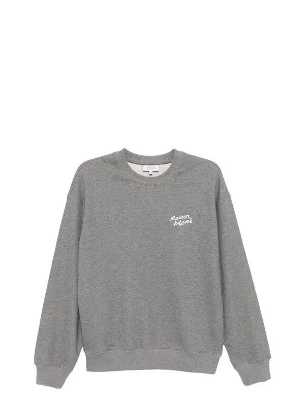 Maison Kitsuné Long Sleeve Sweatshirt - Gray