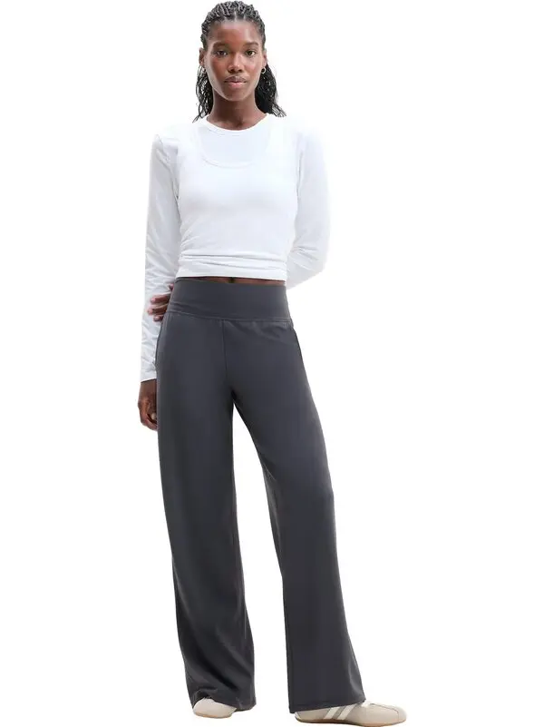 Athleta Salutation Stash Wide Leg - Ash