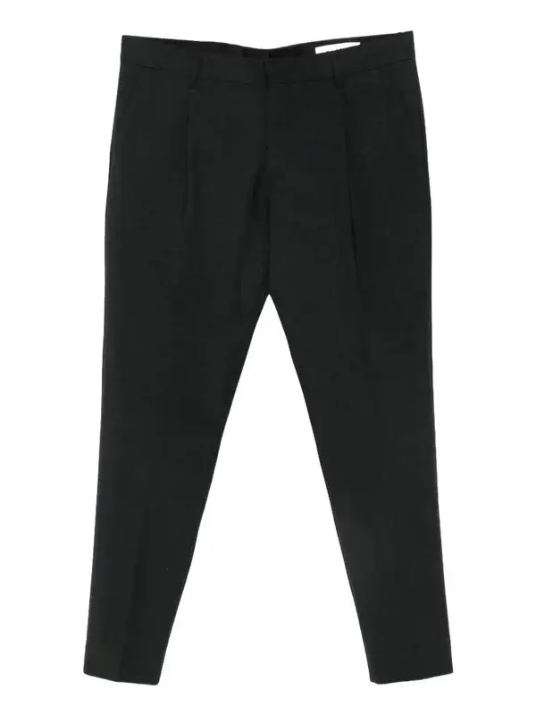 BE ABLE Ricky Pleated Trousers - Black