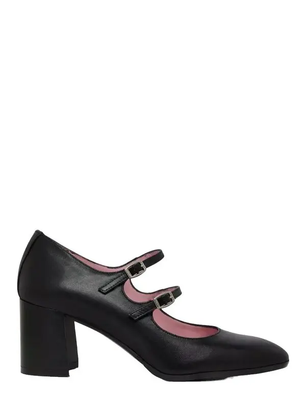 CAREL Alice Double-strap Pumps - Black