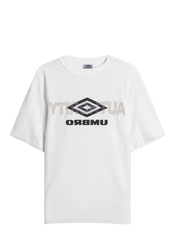 UMBRO BY SLAM JAM Reversed Logo T-shirt - White