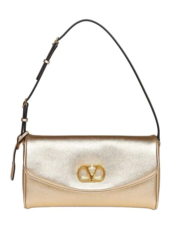 Valentino Garavani Gold Devain Small Shoulder Bag - Multicolor