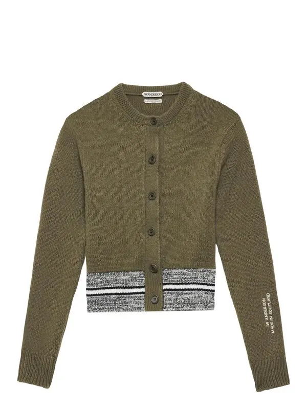 JW Anderson Contrast Trim Cardigan - Multicolor