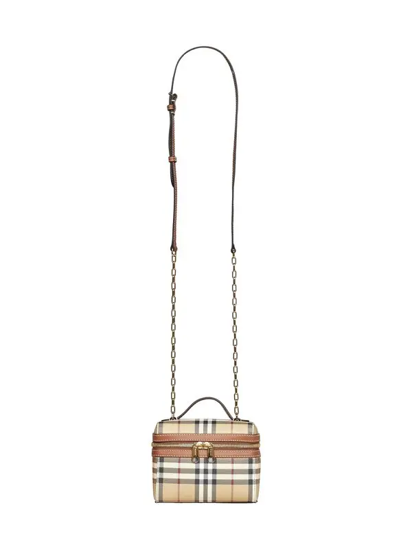 Burberry Beige Vanity Mini Check - Multicolor