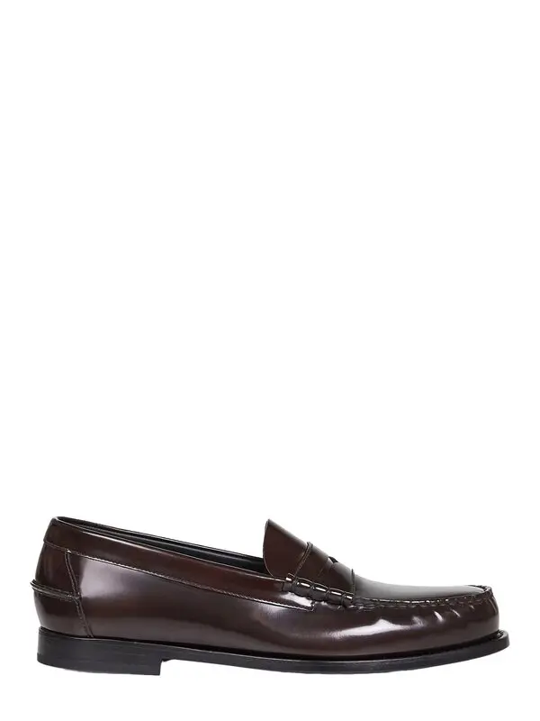 Church's Burnt Polished Fumè Leather Rowley Loafers - Multicolor