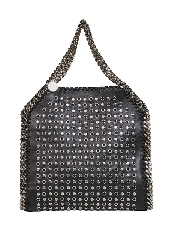 Stella McCartney Black Falabella Mini Tote Bag - Multicolor