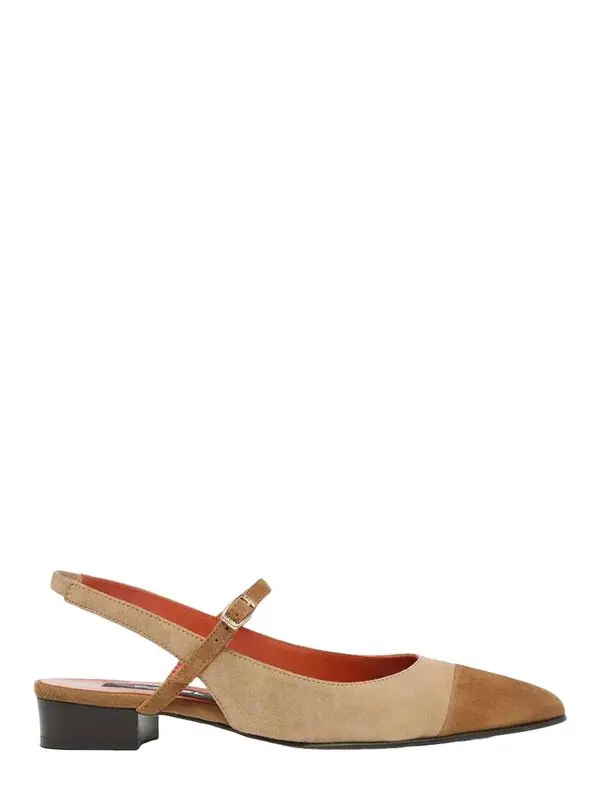 CAREL Oceano Suede Ballet Flats - Brown