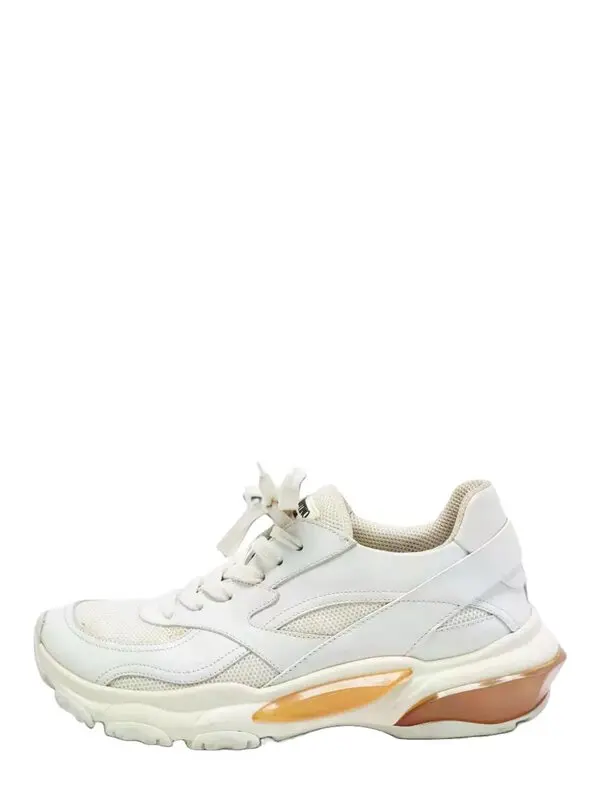 Valentino Garavani Bounce Mesh-panel Low-top Sneakers - White
