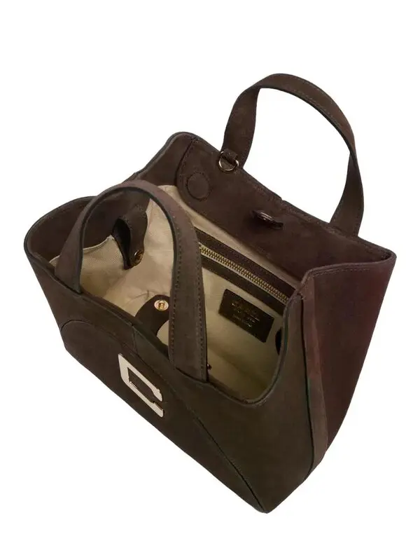 CAREL Clem Suede Tote Bag - Brown