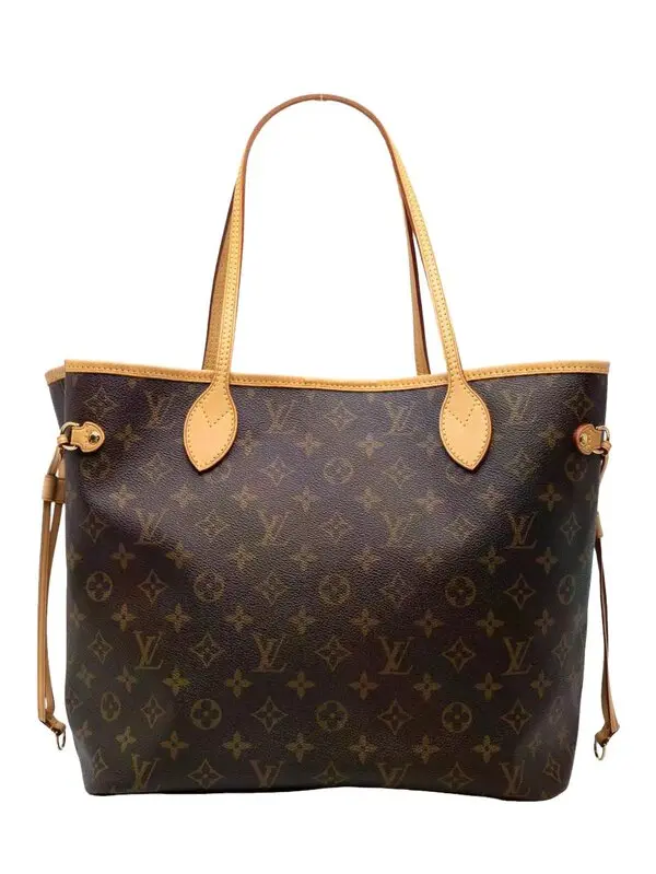 LOUIS VUITTON 2008 Monogram Neverfull Mm Tote Bag - Brown