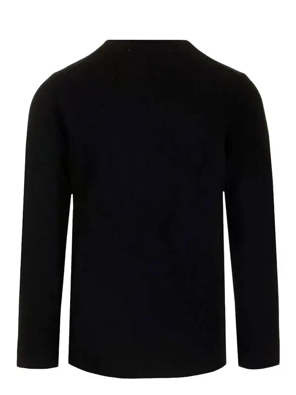 Play Comme Des Garcon Heart-patch Sweater - Black