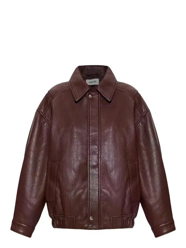 AGOLDE Ona Bomber Jacket - Red
