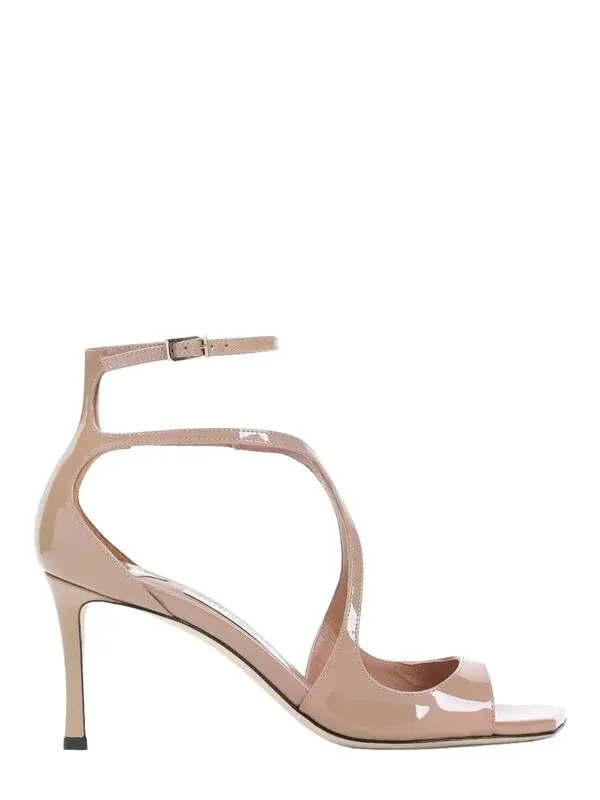 JIMMY CHOO Azia 75 Ballet- Patent-leather Sandals - Pink