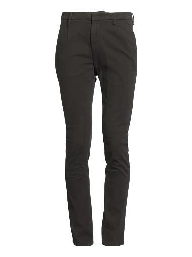 DONDUP Pants Size Cotton, Elastane - Dark Brown