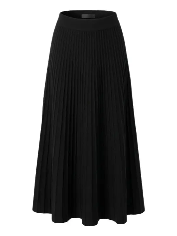 AT LAST... Maplewood Knitted Skirt - Black