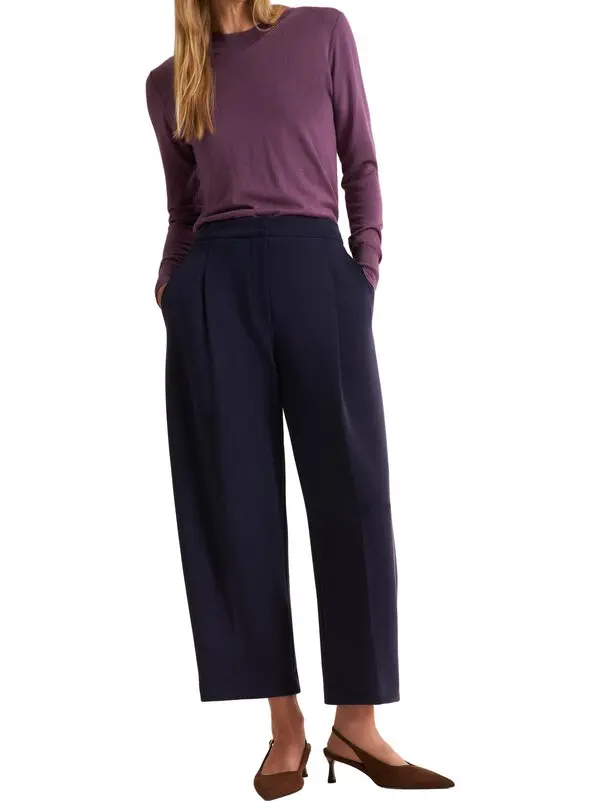 M.M.LAFLEUR Bala Barrel Pant Origamiplush:: Navy - One-color