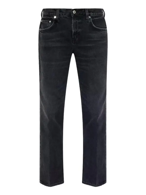 Citizens Of Humanity Faye Straight-leg Jeans - Black
