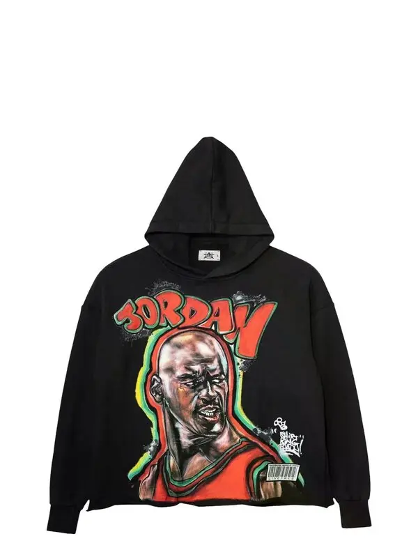 BARRIERS X King Phade Graphic-print Hoodie - Black