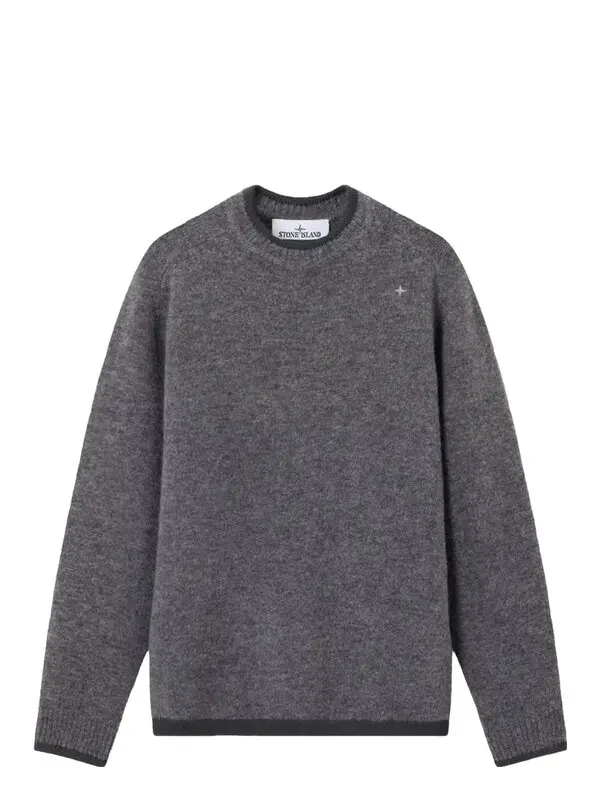 Stone Island 5100028 Brushed Wool_s.i. Stellina - Grey